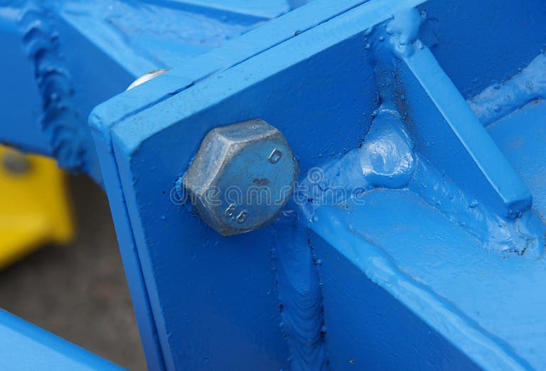 Connection of the Metallic Parts Stock Photo - Image of flange, welded ...