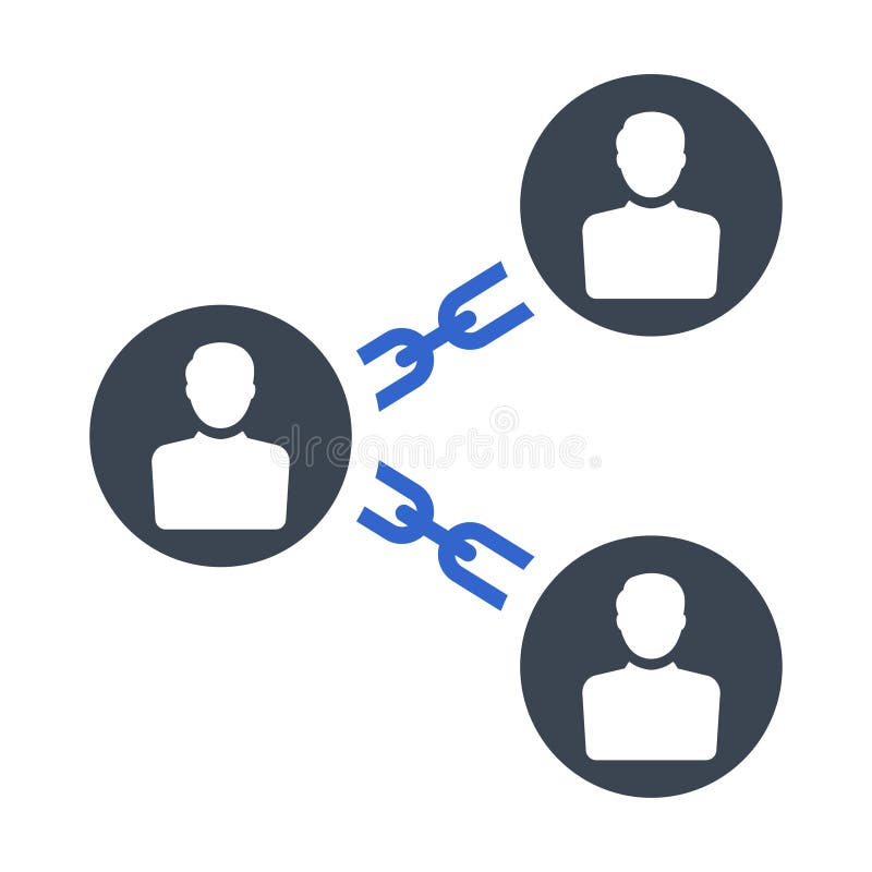 Connection people icon stock vector. Illustration of designed - 239873410