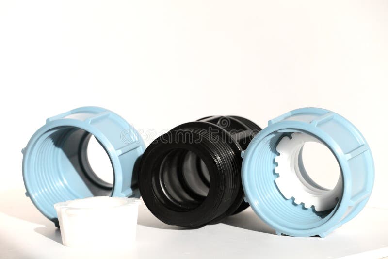 Connection for a pipe stock photo. Image of pipe, device - 10960616