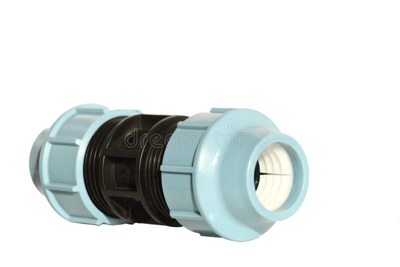 Connection for a pipe stock image. Image of pipe, water - 10960631