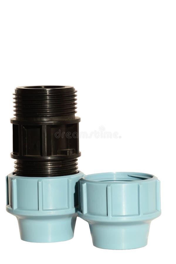 Connection for a pipe stock image. Image of manufacturing - 10960647