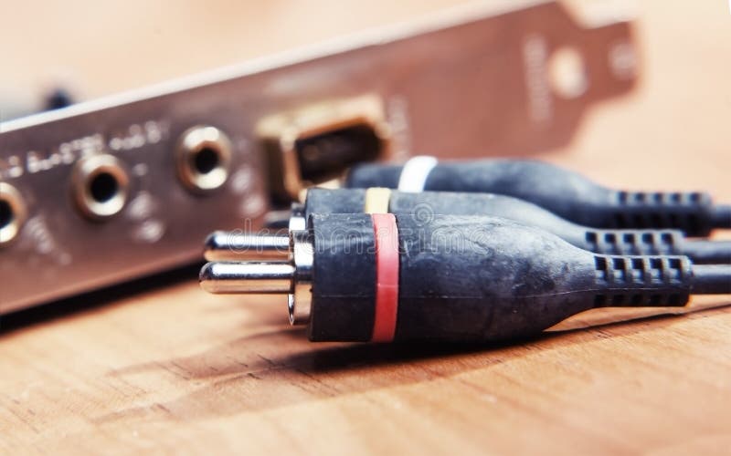 Connection Plugs Electronic Devices Stock Photo - Image of connection ...