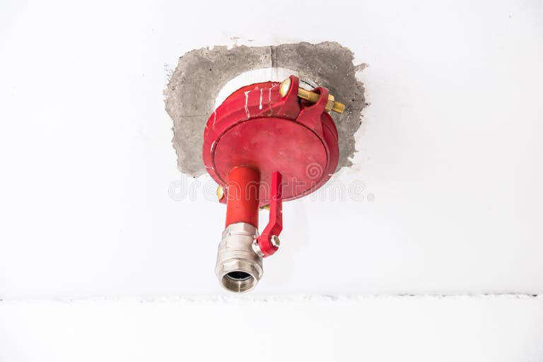 Connection Point of an Sprinkler System Stock Image - Image of plumbing ...