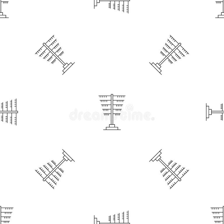 Connection Pole Pattern Seamless Vector Stock Vector - Illustration of ...