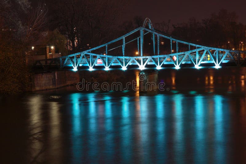 Connection , Rendezvous on the Romantic Bridge Stock Photo - Image of ...