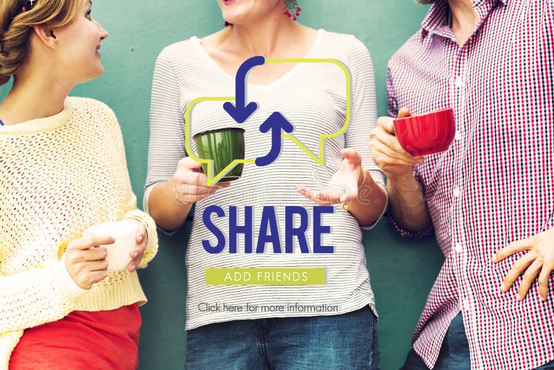 Connection Sharing Communication Conversation Concept Stock Photo ...