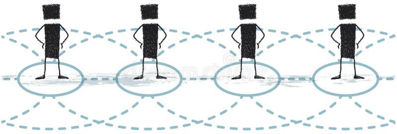 Connection, Isolated on White Stock Illustration - Illustration of ...