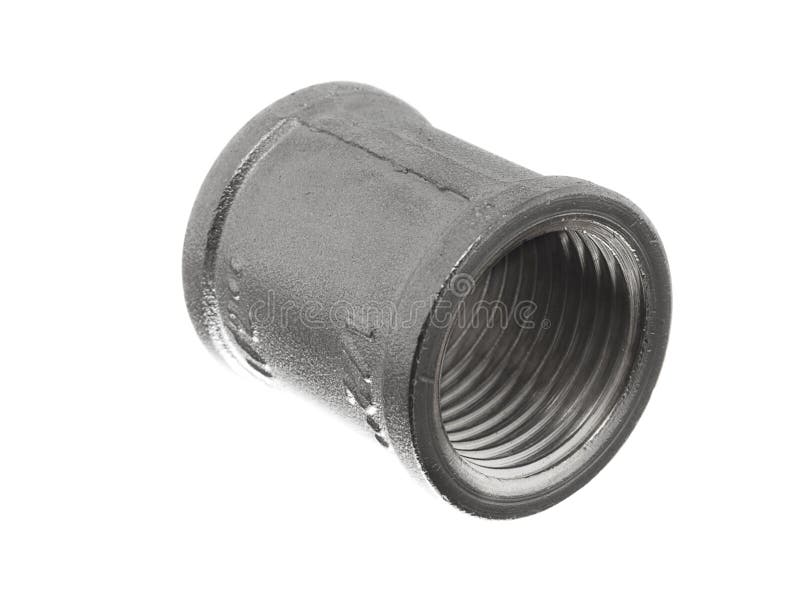 Connection Sleeve (pipe Connection) Stock Photo - Image of metal ...