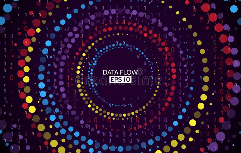 Connection Structure. Data Array Visual Concept Stock Vector - Illustration of model, element ...