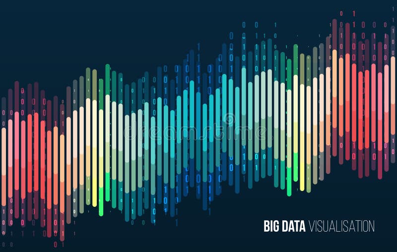 Connection Structure Data Array Visual Concept Stock Vector