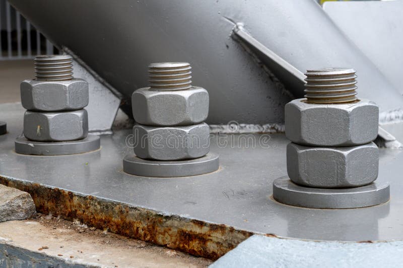 Connection To the Foundation of the Base of the Metal Pile Using Large ...