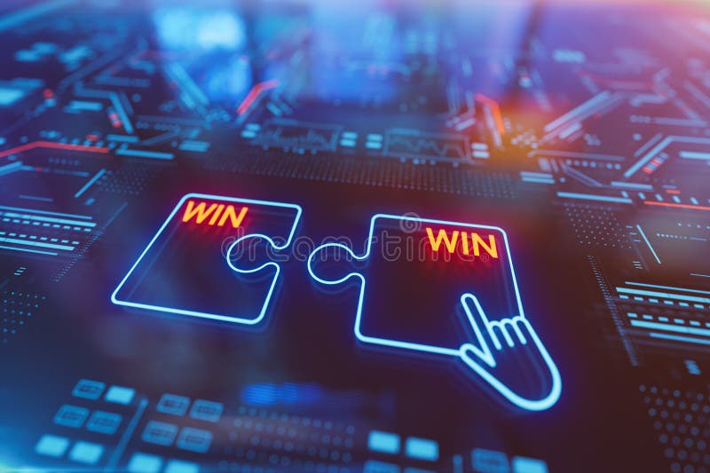 Connection Together Puzzle Pieces. Stock Illustration - Illustration of ...