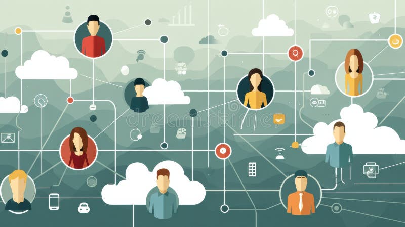 Connection among Users in a Digital Landscape with Cloud Technology ...