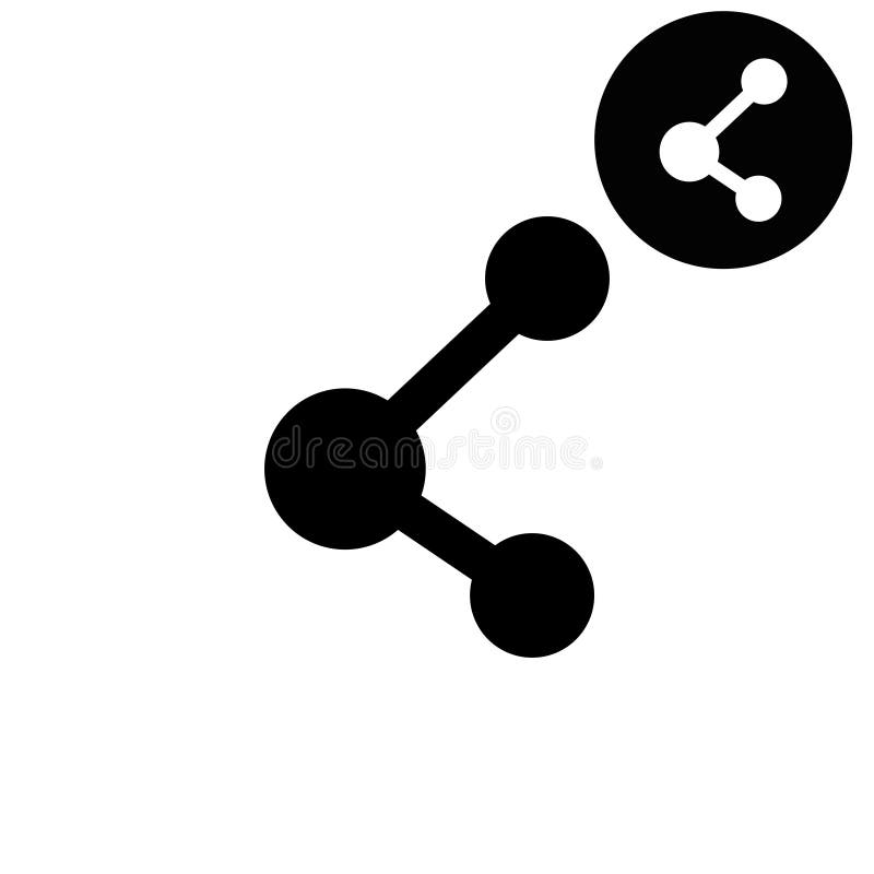 Connection - White Vector Icon Stock Vector - Illustration of digital ...