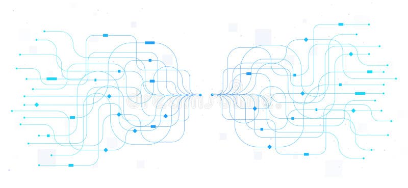 Connection Wires White Poster Vector Stock Vector - Illustration of data, view: 312813761