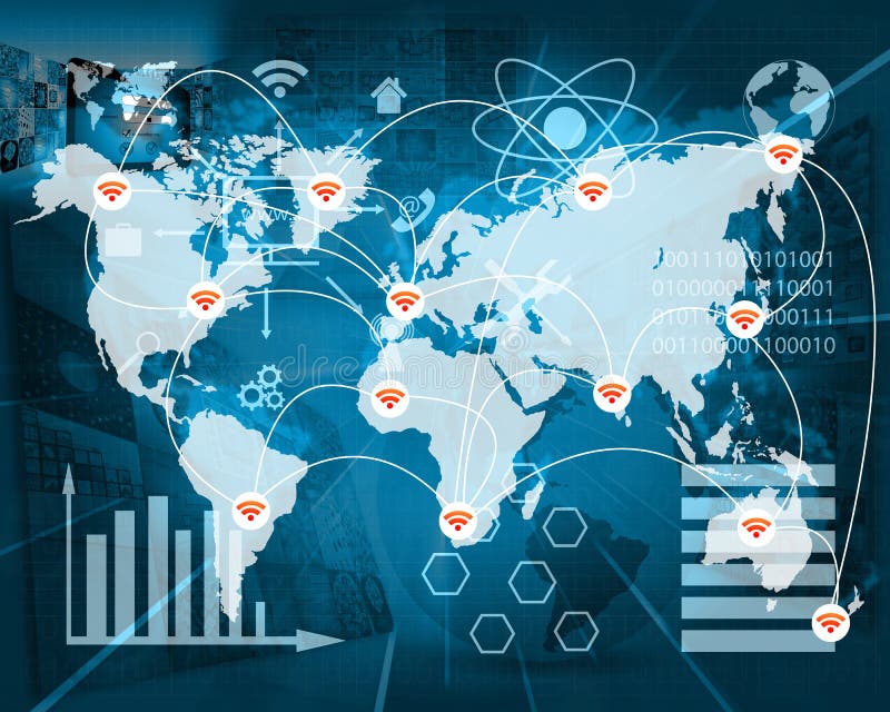 Connection of the world stock illustration. Illustration of address ... Connection of the world stock illustration. Illustration of address ...