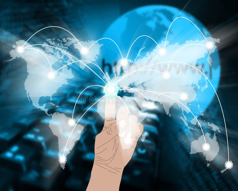 Connection of the world stock photo. Image of concept - 33256476