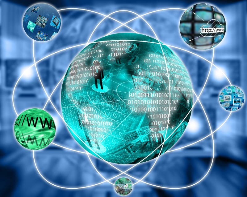 Connection of the world stock illustration. Illustration of geography ...