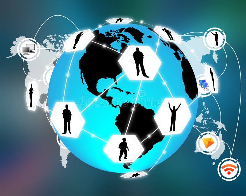 Connection of the world stock image. Image of http, input - 48609917