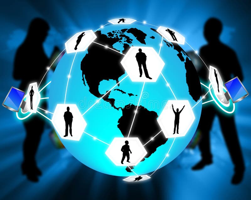 Connection of the world stock image. Image of http, input - 48609917