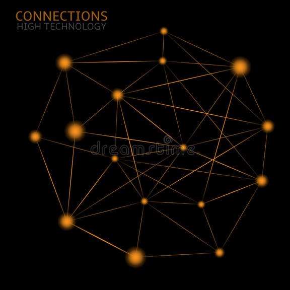 Connections stock vector. Illustration of chaotic, evolution - 57604515