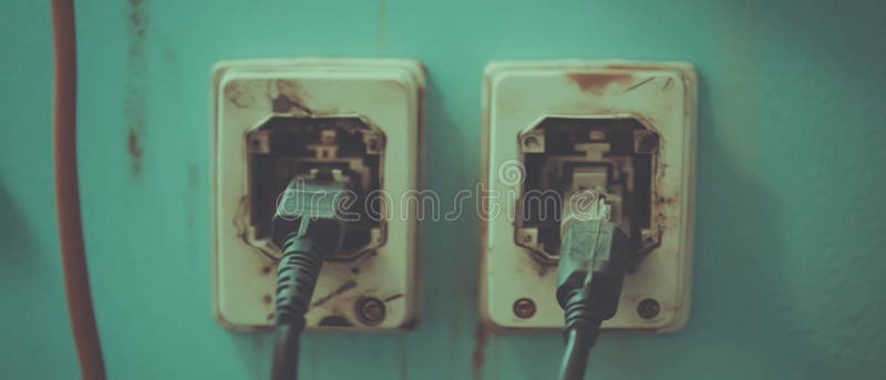 Connections between Electrical Outlets and Plugs Emphasizing Power ...