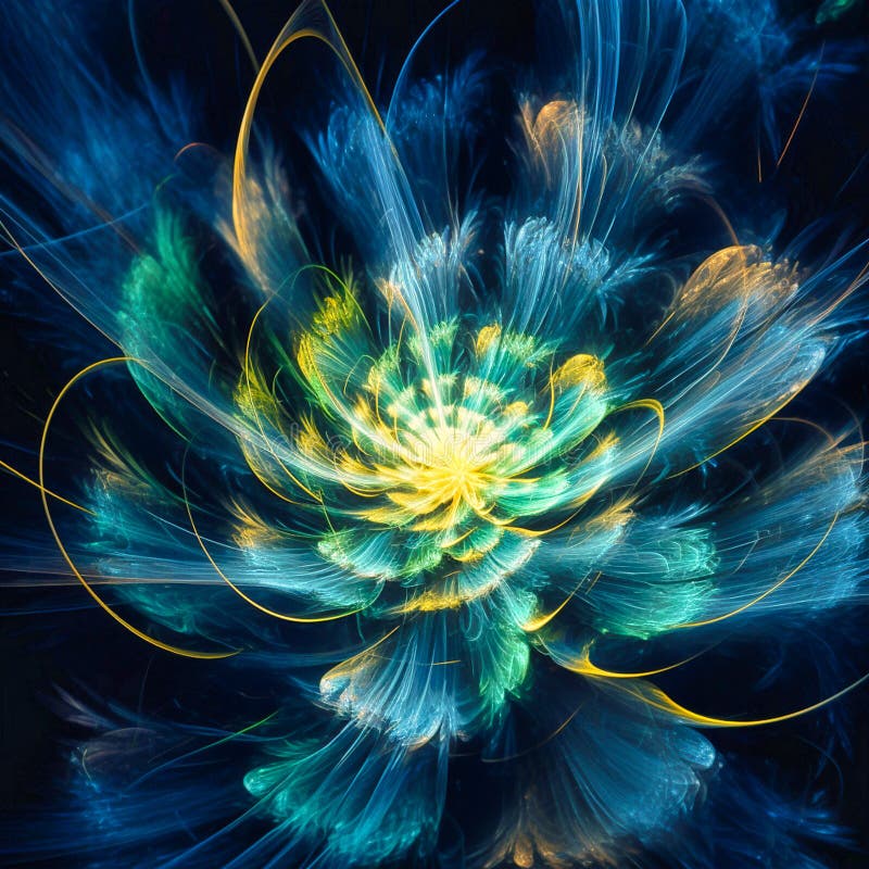 Connections of Ethereal Spirit Manifested in Real, Generative AI Stock ...