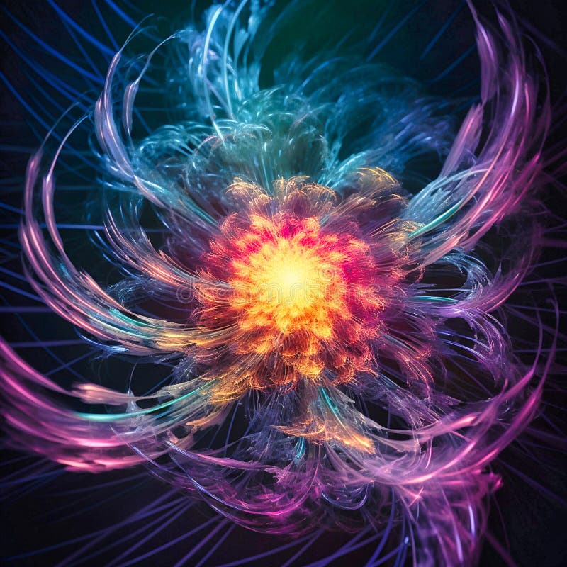 Connections of Ethereal Spirit Manifested in Real, Generative AI Stock ...