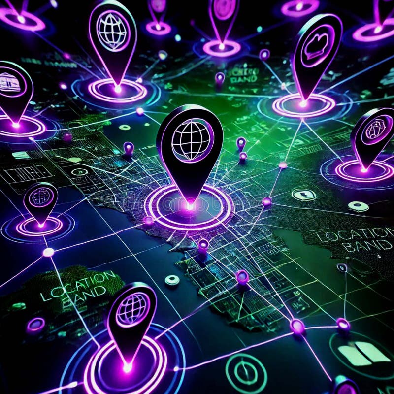 The Connection Pin Maps Earth Stock Photo - Image of electrical ...