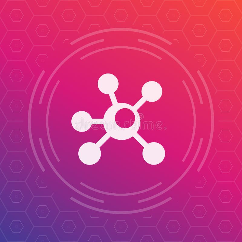 Connections Icon, Connectivity Vector Symbol Stock Vector ...