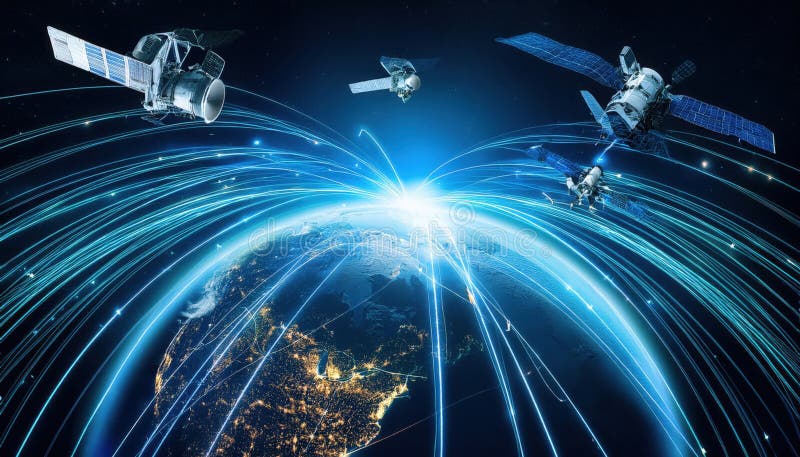 Connections among Modern Satellites Illuminating Global Communication ...