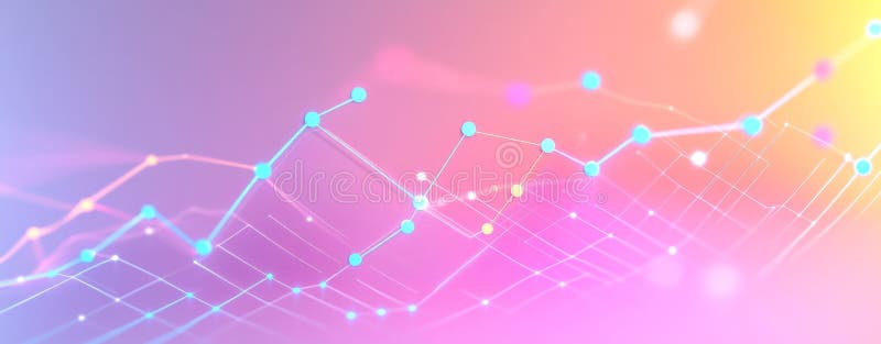 The Connections between Pins Establish a Route for the Journey. Vibrant ...