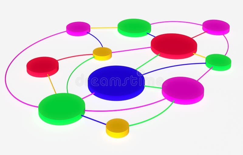 Connections scheme stock illustration. Illustration of connections ...