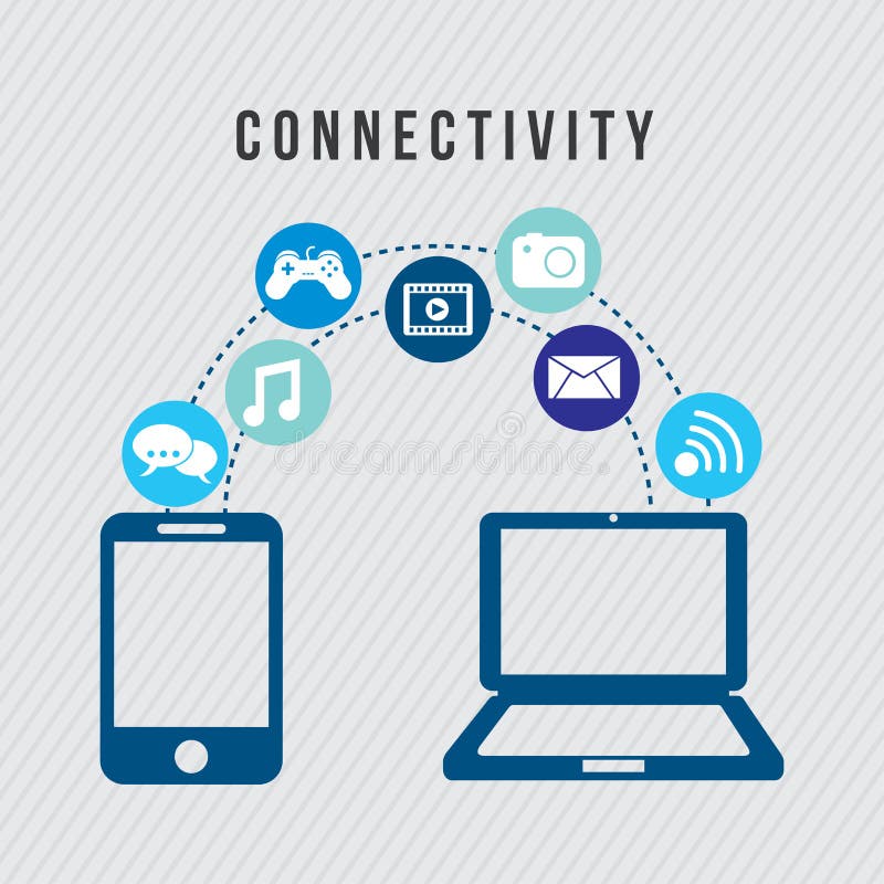 Connectivité illustration stock. Illustration du illustration - 33589332