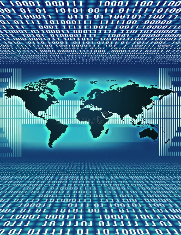 Computer World - Connectivity Stock Illustration - Illustration of ...