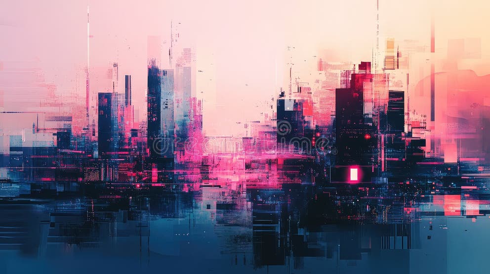 Connectivity Glitching IoT Sensor Stock Illustration - Illustration of ...