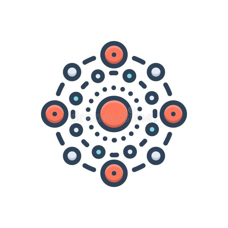 Color Illustration Icon for Connectivity, Network and Link Stock ...