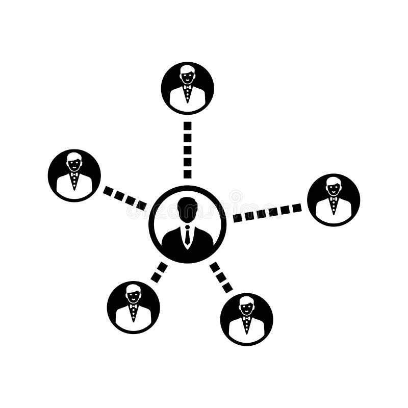 Connectivity, Link, Linking, Social Icon. Black Vector Design Stock ...