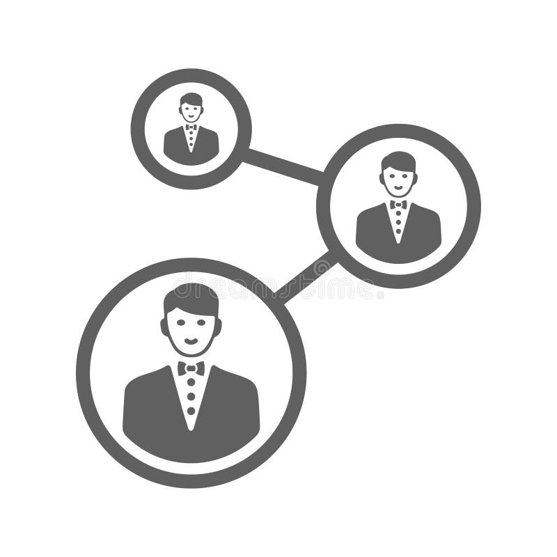Connectivity, Link, Social Icon. Gray Vector Design Stock Vector ...