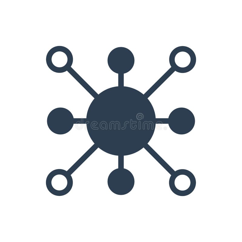 Connectivity Network Icon stock vector. Illustration of network - 128918905