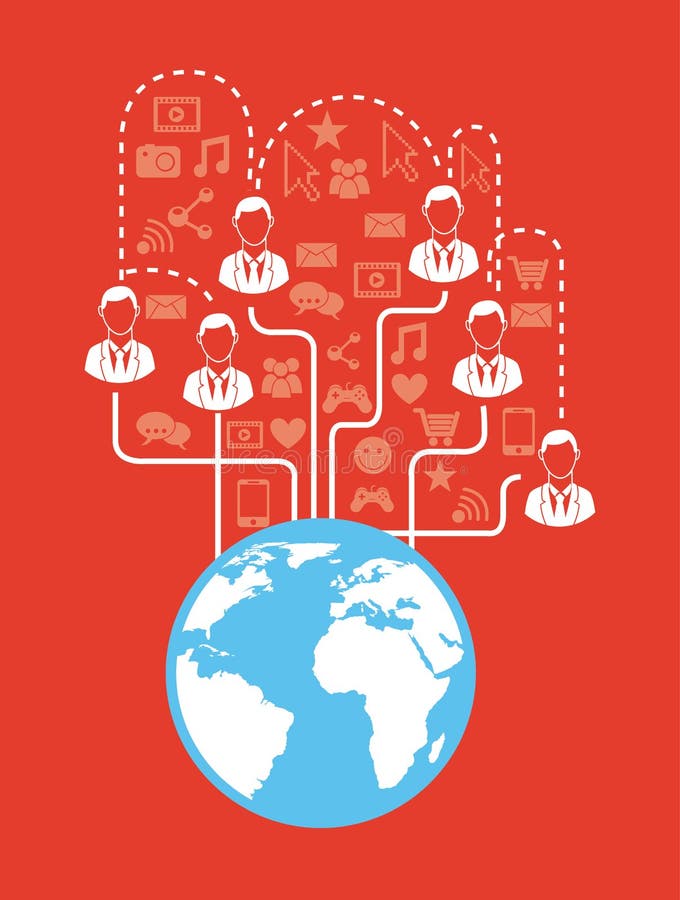 Connectivity stock vector. Illustration of computing - 33630419