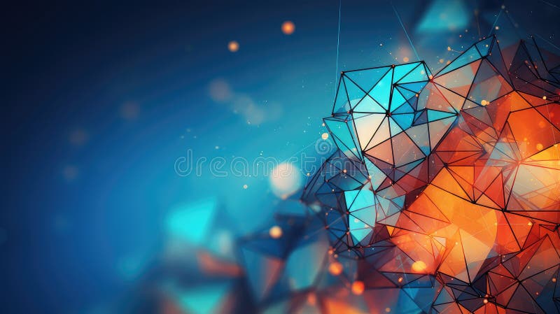 Connectivity Shape Internet Background Stock Illustration ...