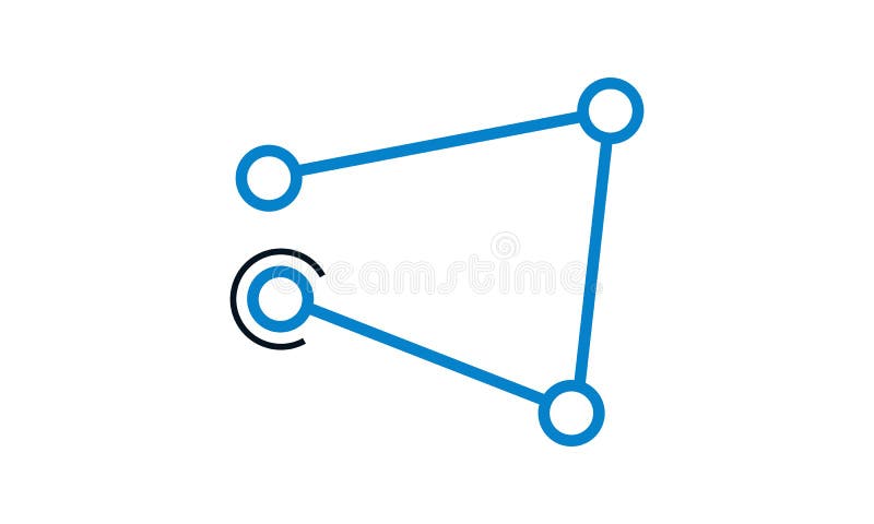 Connectivity Vector Icon. Flat Symbol. Pictogram is Isolated on a White ...