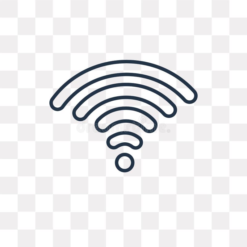 Connectivity Vector Icon Isolated on Transparent Background, Lin Stock ...