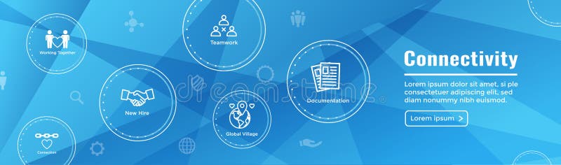 Connectivity Web Header Banner with Togetherness, Connectnedness and ...