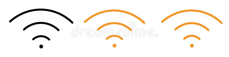 Connectivity Wifi Signal Icon for Internet and Technology Graphics ...