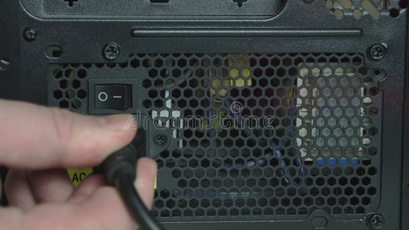 Turn off your computer! stock illustration. Illustration of future ...