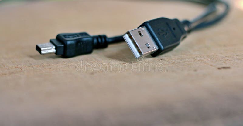 Connector Cables for High Speed Data Transfer Stock Image - Image of ...