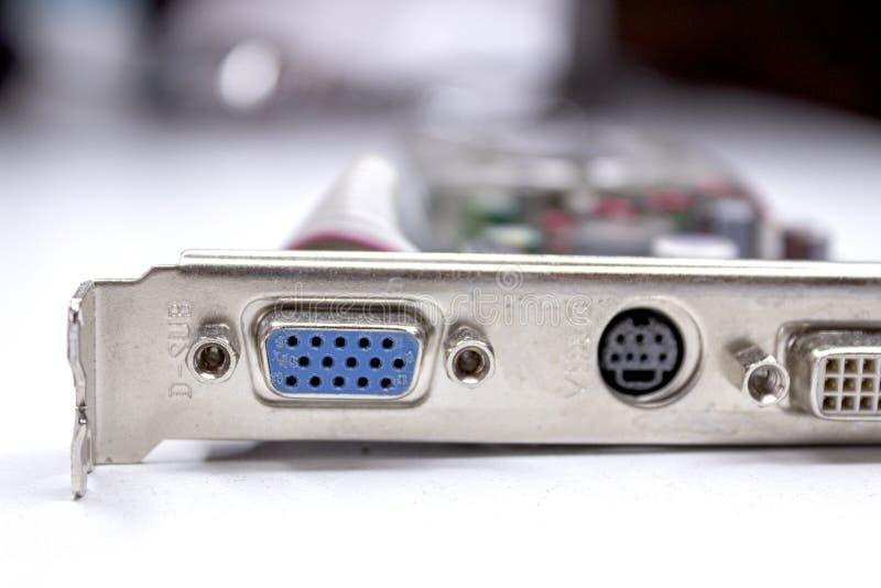 The Connector for the Chip. Inputs and Outputs on the PC Processor ...