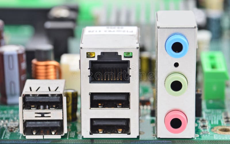 Connector on the Computer Motherboard for Connecting the Video Cable ...